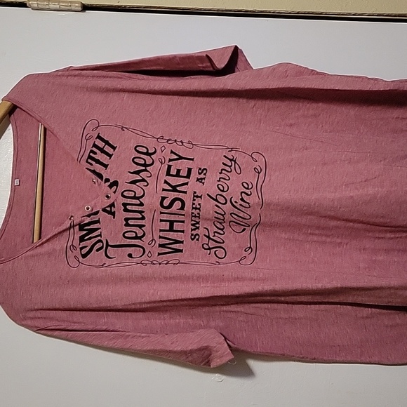 Temu | Tops | Temu Smooth As Tennessee Whiskey Sweet As Strawberry Wine ...
